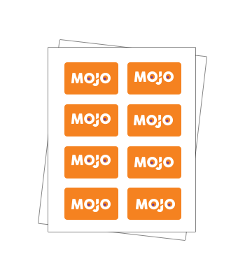 Rounded Corner Sheet Labels – Mojo-Sticker-Inc