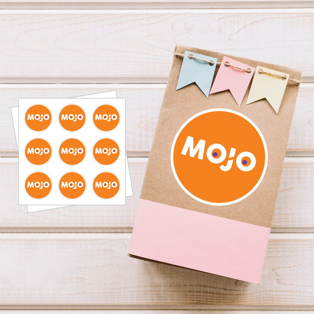 Custom Circle Sheet Labels – Mojo-Sticker-Inc