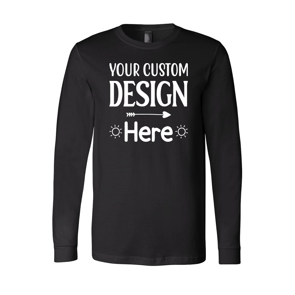 Custom Long Sleeve T-Shirt – Mojo-Sticker-Inc