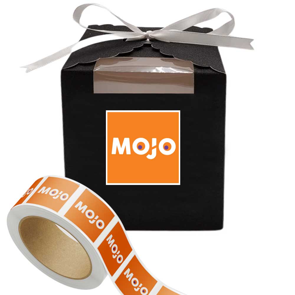 Custom Square Roll Labels – Mojo-Sticker-Inc