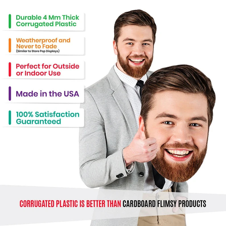 Custom Big Head Face Cutouts – Mojo-Sticker-Inc