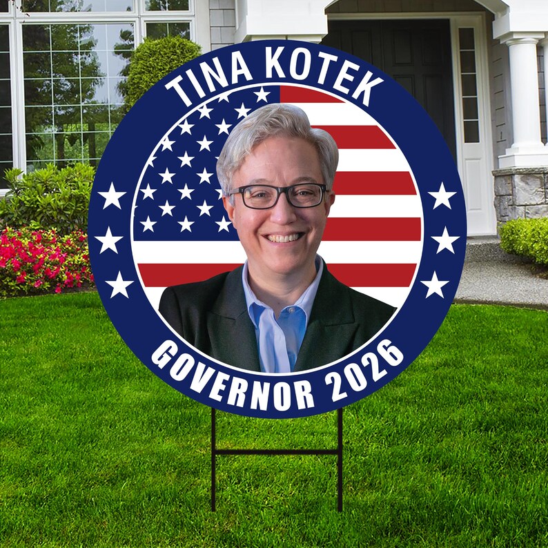 Tina Kotek For Oregon Governor 2026 Yard Sign, Corrugated Plastic ...