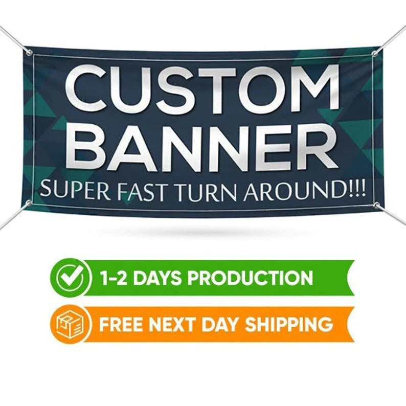 Custom Vinyl Banners – Mojo-Sticker-Inc